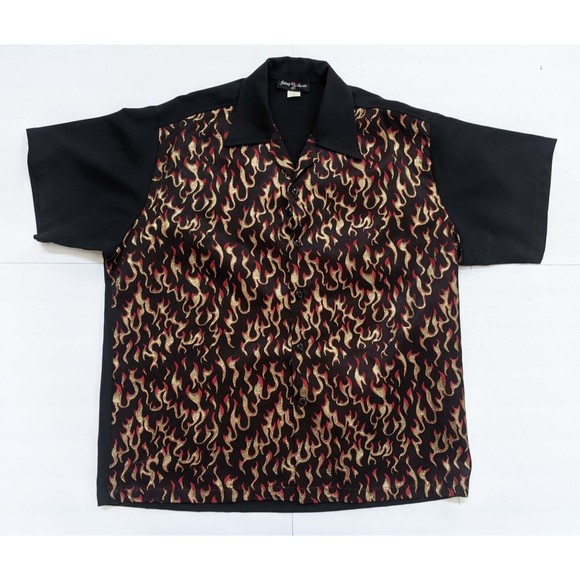 Johnny Suede | Shirts | Vintage Johnny Suede Shirt Mens Black 2xl ...
